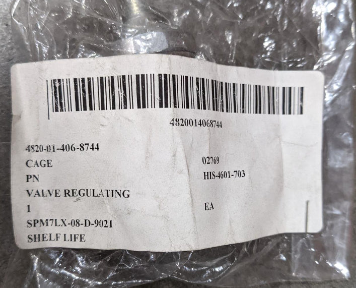 Engine Fuel Oil Pressure Sensor Valve Freightliner 4601-703 NSN 4820-01 ...