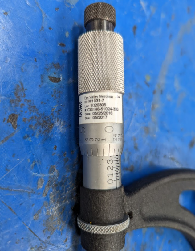 USED Starrett 436 Outside Micrometer 6-7' Range | getexcess