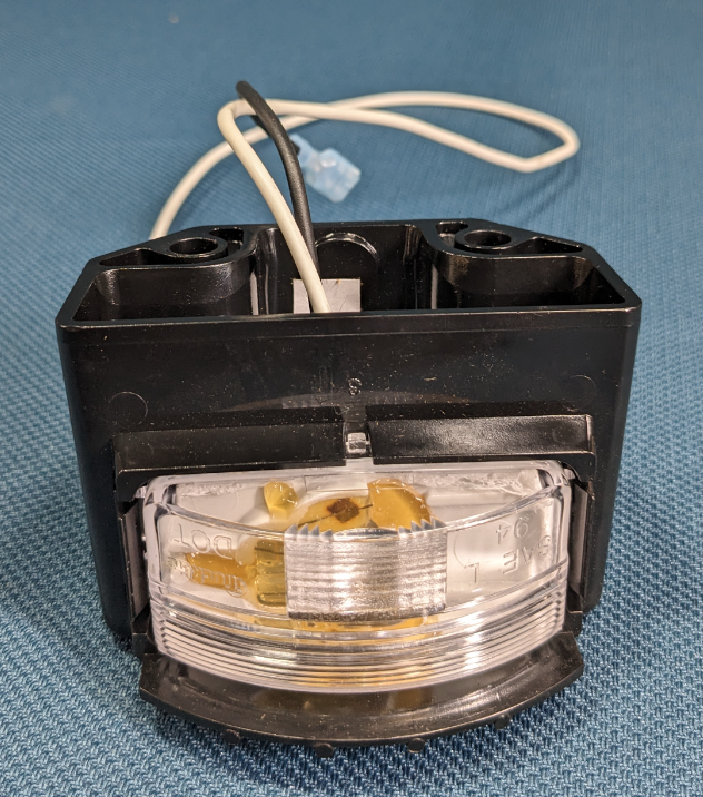 Truck-Lite Weldon 15 Series White Clear Rear License Plate Light Lamp ...