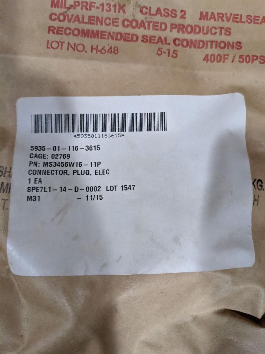 Electrical Connector Plug SAE-AS50151 Military 5935011163615 | getexcess