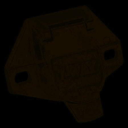 Roadpro RP-2344F 7-Pole Trailer Electrical Socket Spring Loaded Cover ...