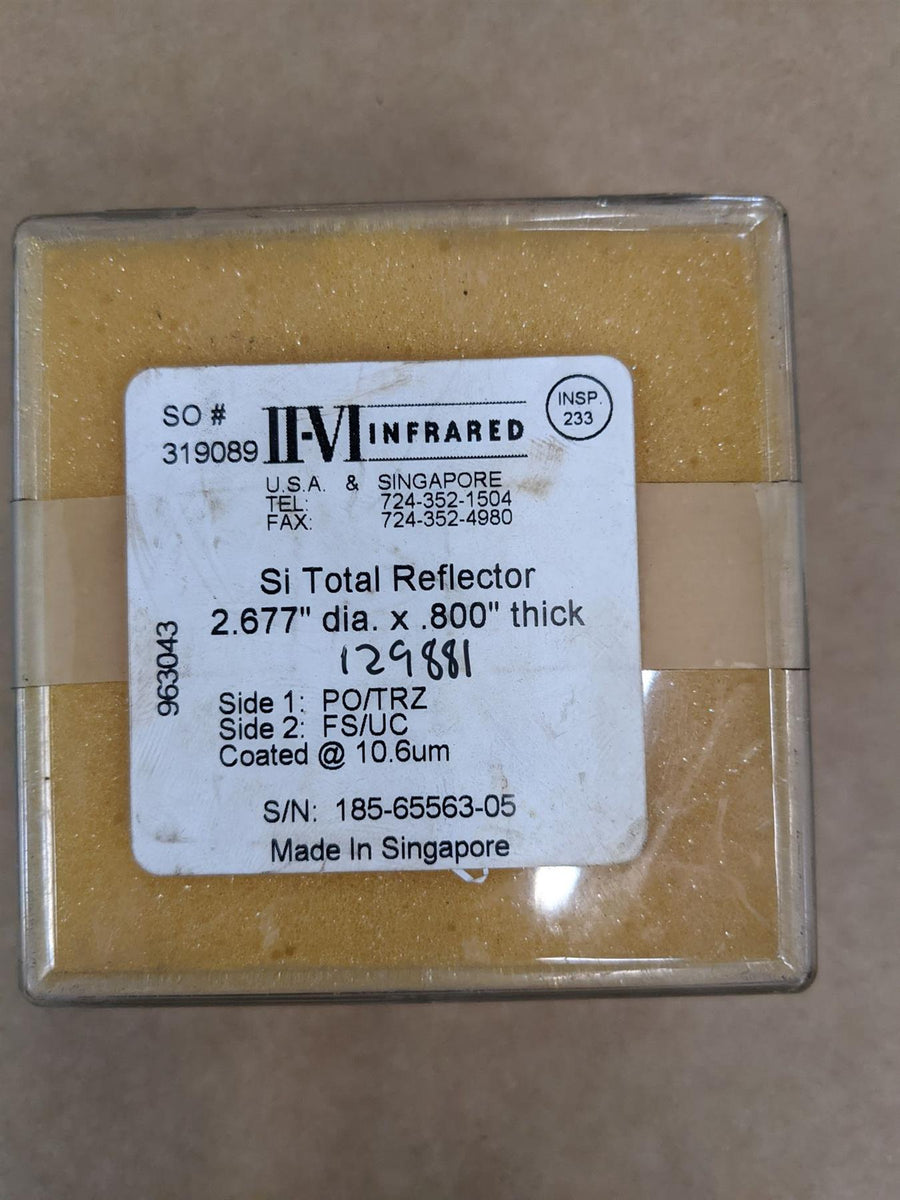 II-VI Infrared Si 0 Phase Shift Mirror Total Reflector 0129881 TRZ ...