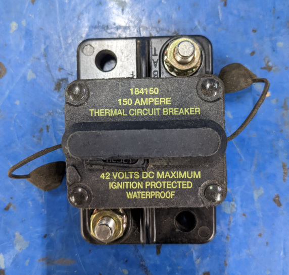 HI AMP Eaton Cooper Bussmann 150 A Amp Waterproof Manual Reset 184150 ...