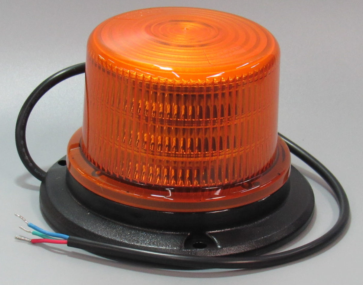 4' Cylinder Amber 36 LED Beacon Warning Dome Roof Emergency Strobe ...