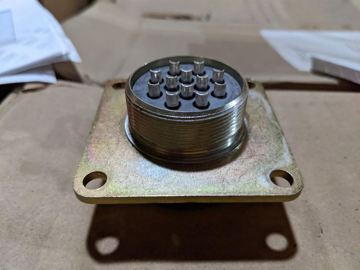 MS75021-1 Trailer Socket Military 12 Pin Brass Electrical Connector ...