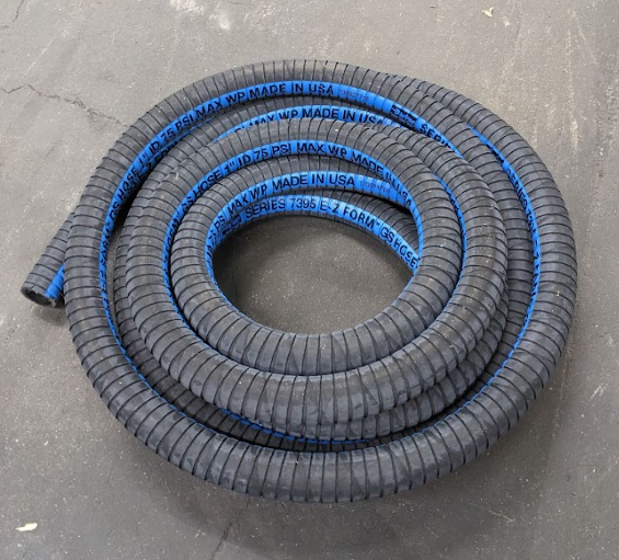 Parker E-Z Form GS Suction Hose General Service GS Series 7395 1' x 25 ...
