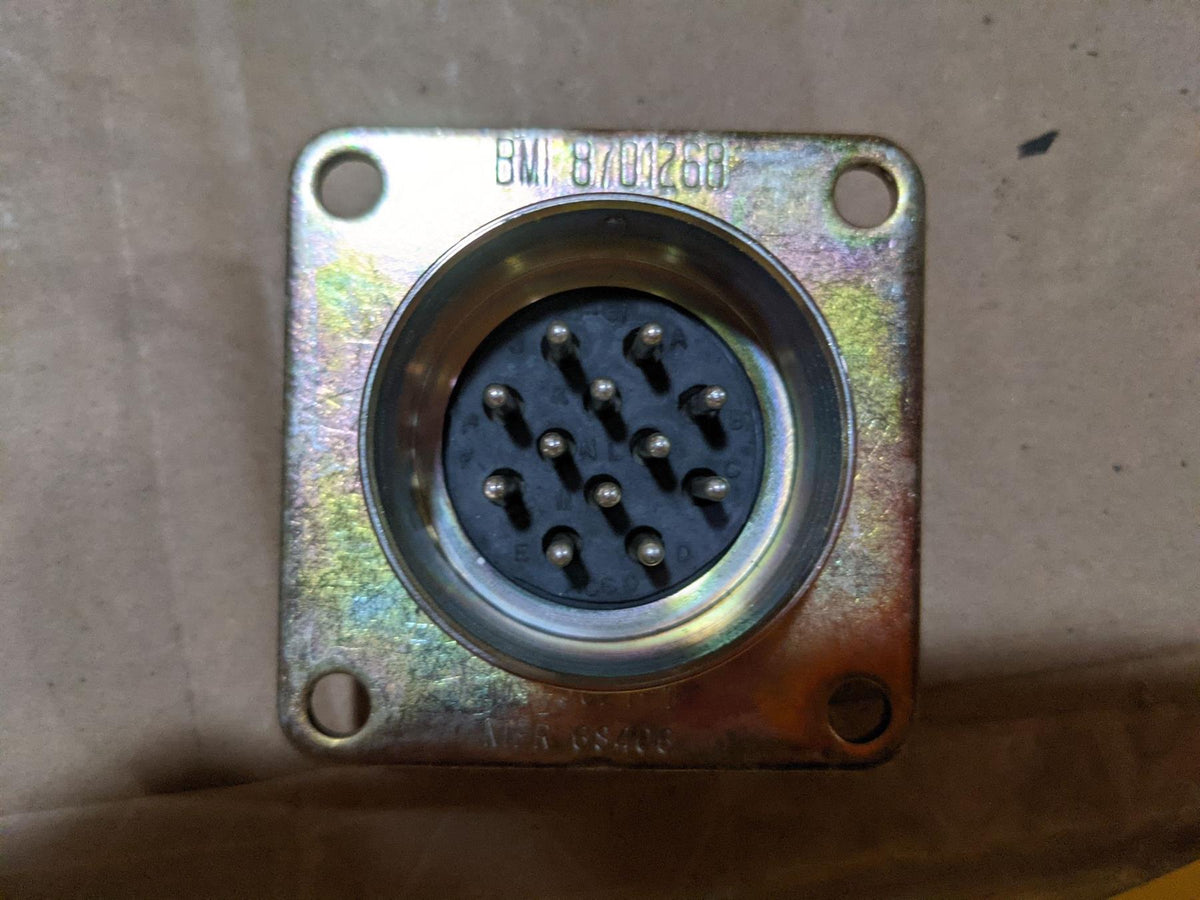 MS75021-1 Trailer Socket Military 12 Pin Brass Electrical Connector ...