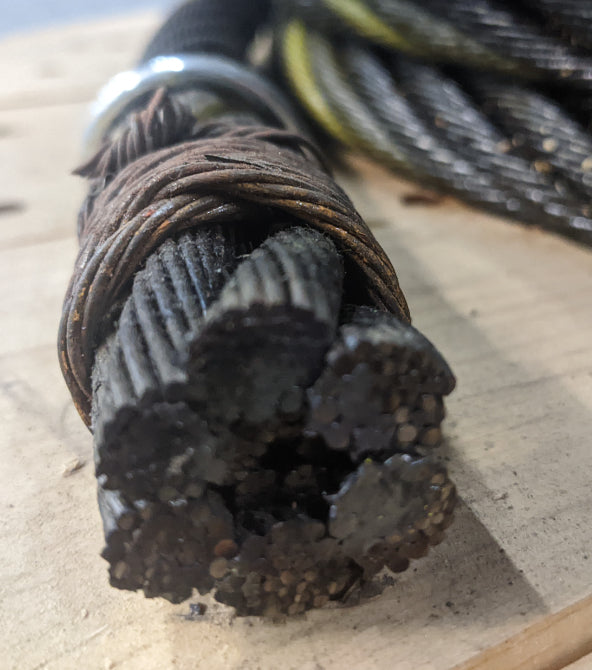 1” Wire Rope Reel Single Leg Terminal Yoke End Open Spelter Socket ...