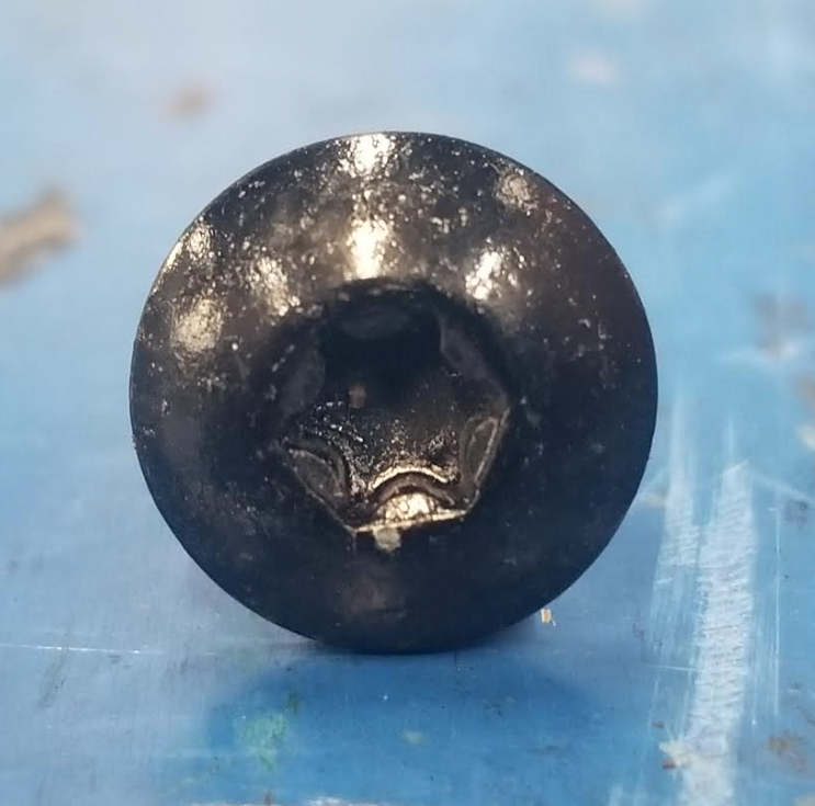 1/4-20 X 3/4 Torx Six Lobe Button Head Black Steel Truss Fastener Bolt ...